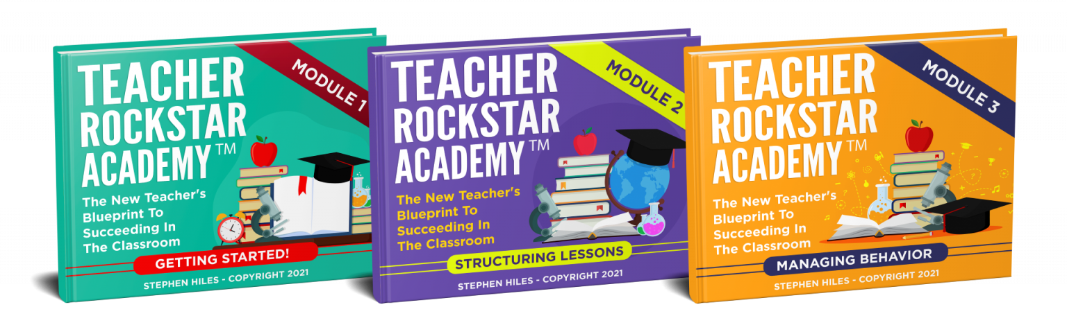Teacher RockStar Academy Mock-Up 3D - Steve Hiles' Educational Resources